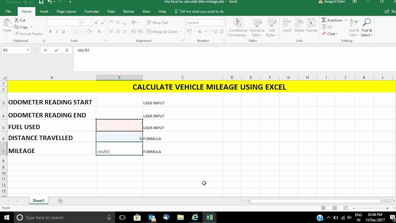  20 Car Mileage Chart Dannybarrantes Template