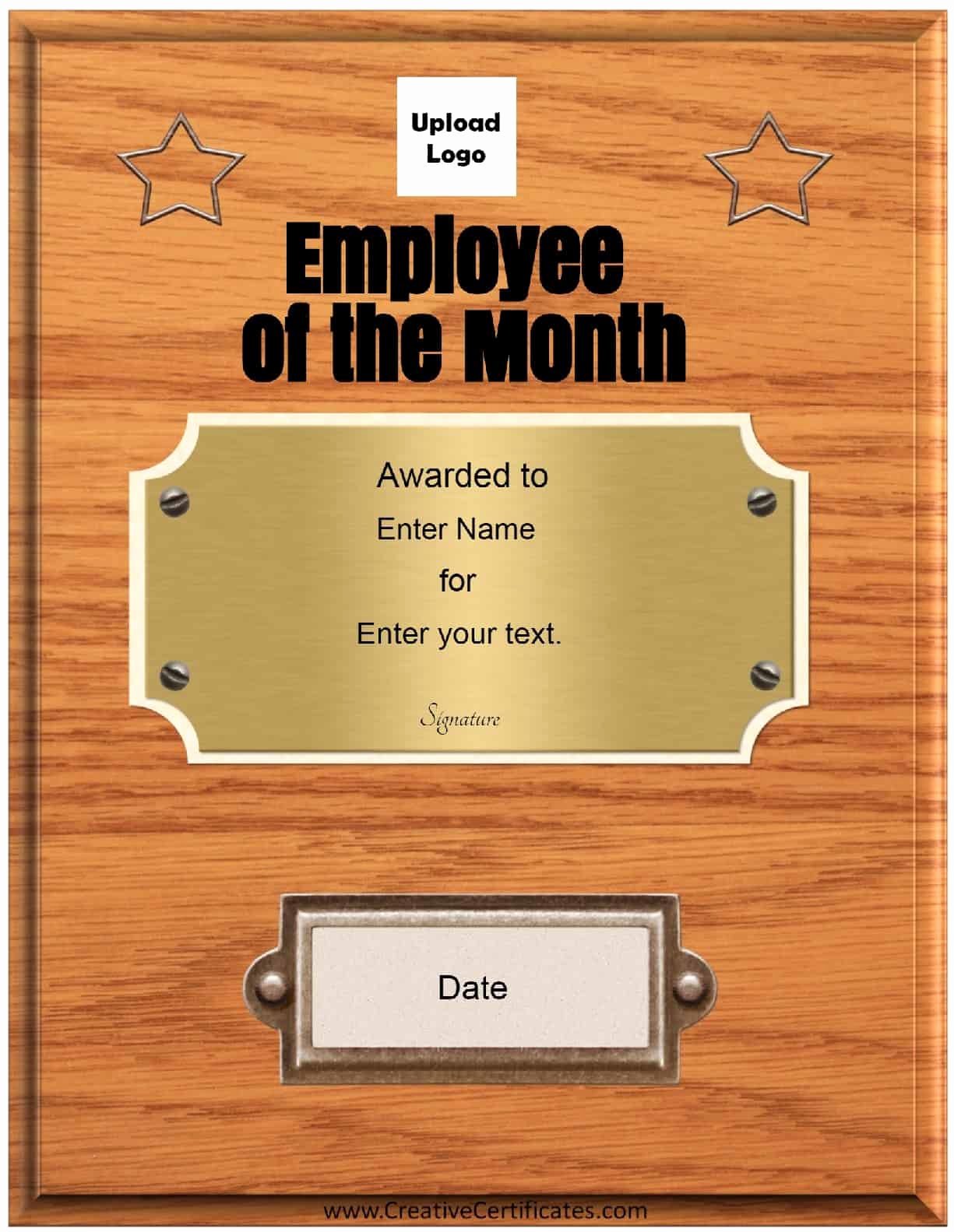  20 Employee Of The Month Photo Dannybarrantes Template