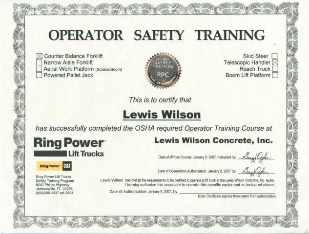  20 Forklift Operator Certificate Template Dannybarrantes Template
