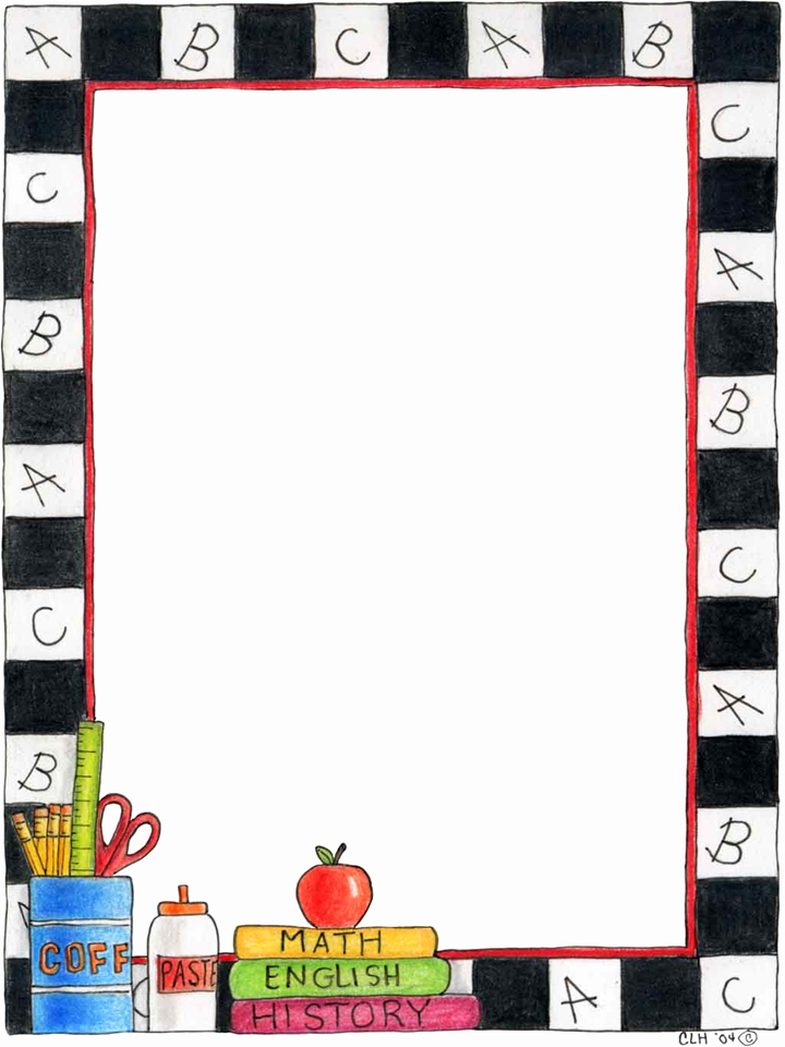 Printable Teacher Border Paper