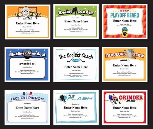  20 Funny Soccer Awards For Kids Dannybarrantes Template