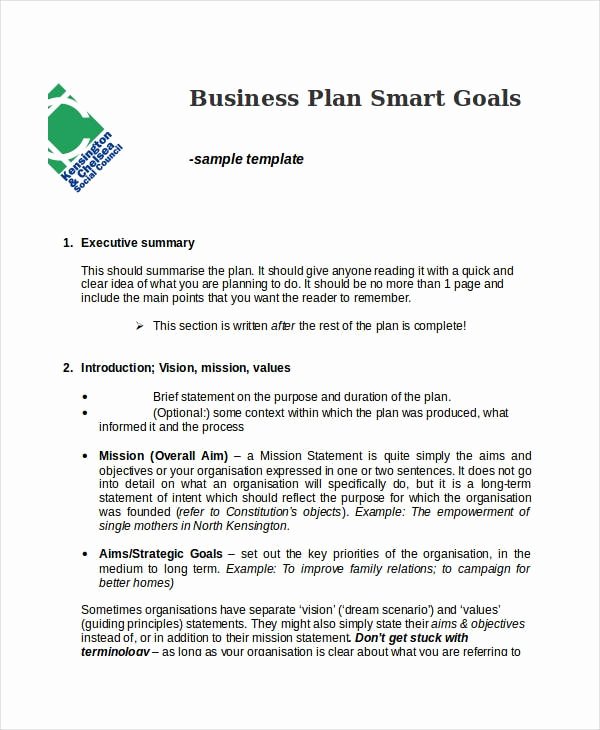  20 Goals Statement Examples Dannybarrantes Template