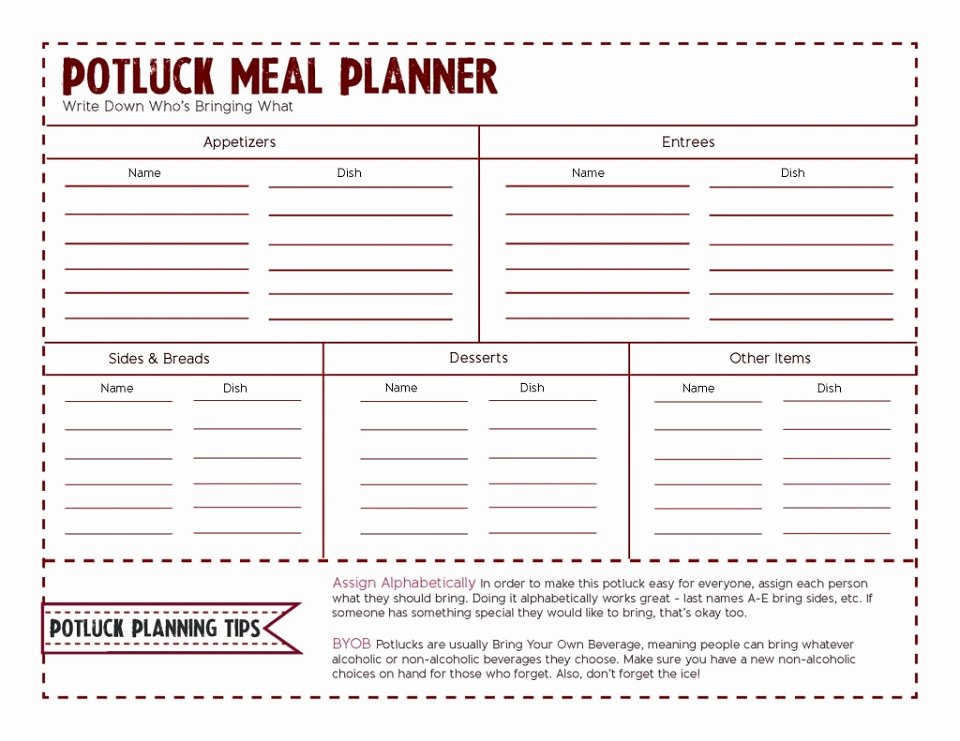  20 Halloween Potluck Sign Up Sheet Dannybarrantes Template