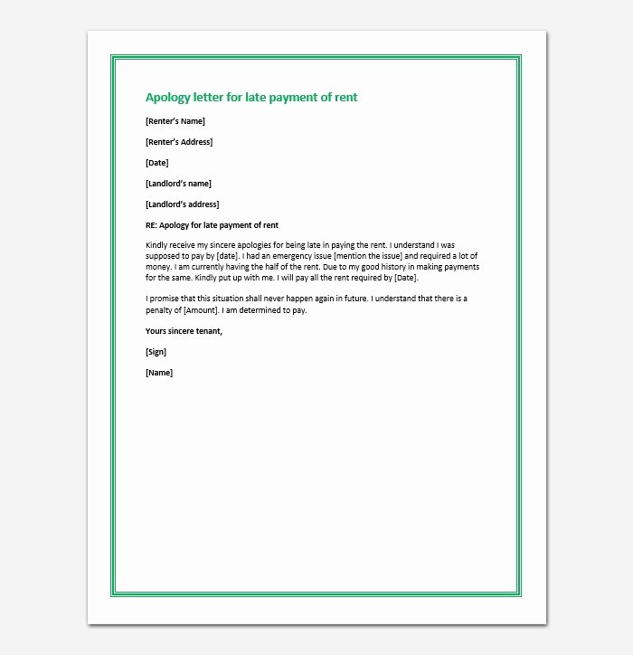  20 Letter Explaining Late Payment Dannybarrantes Template