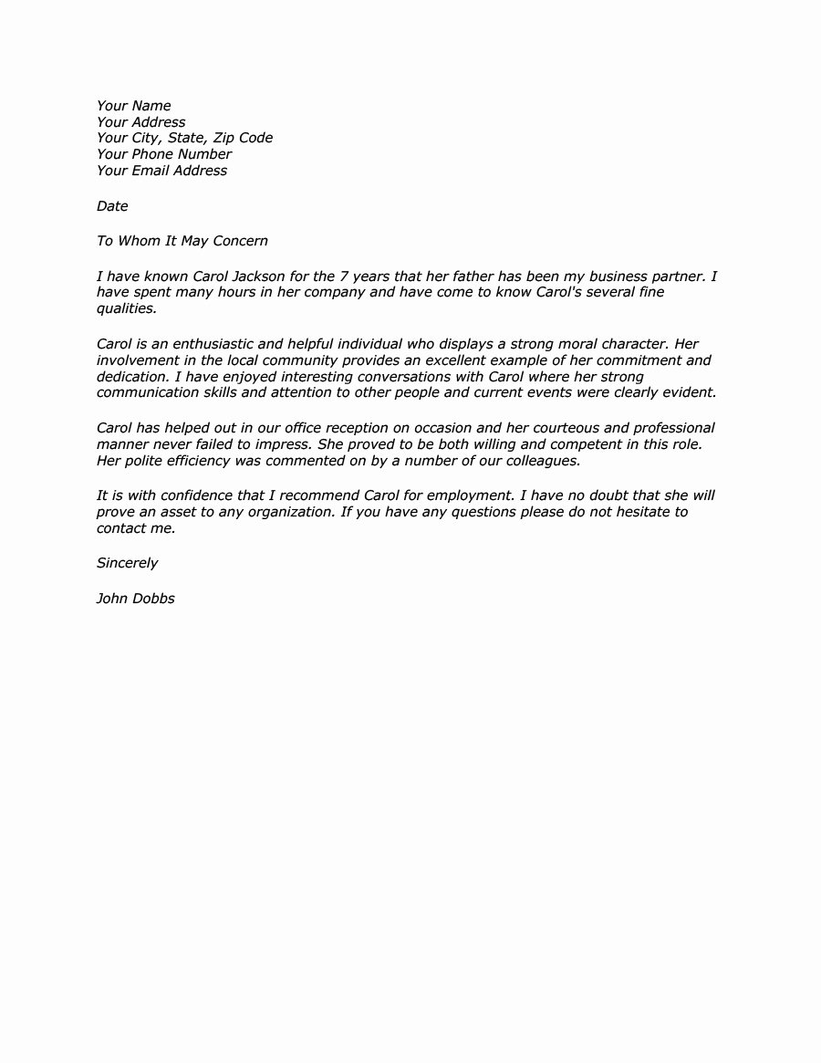  20 Letter Of Testimony Sample Dannybarrantes Template