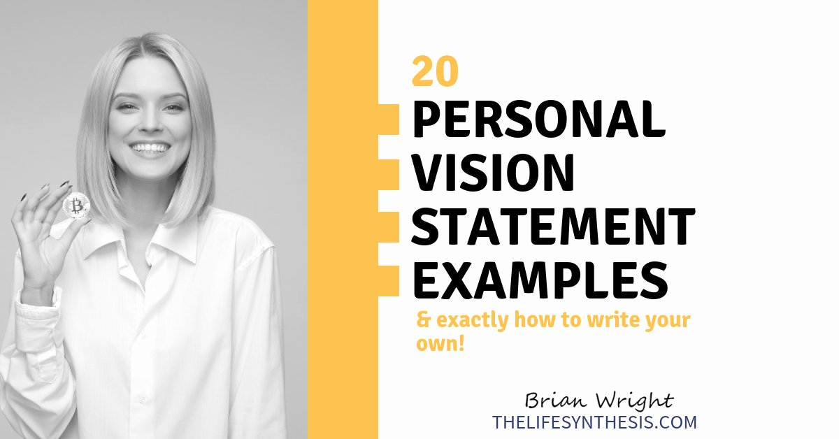  20 Personal Professional Vision Statement Examples Dannybarrantes 