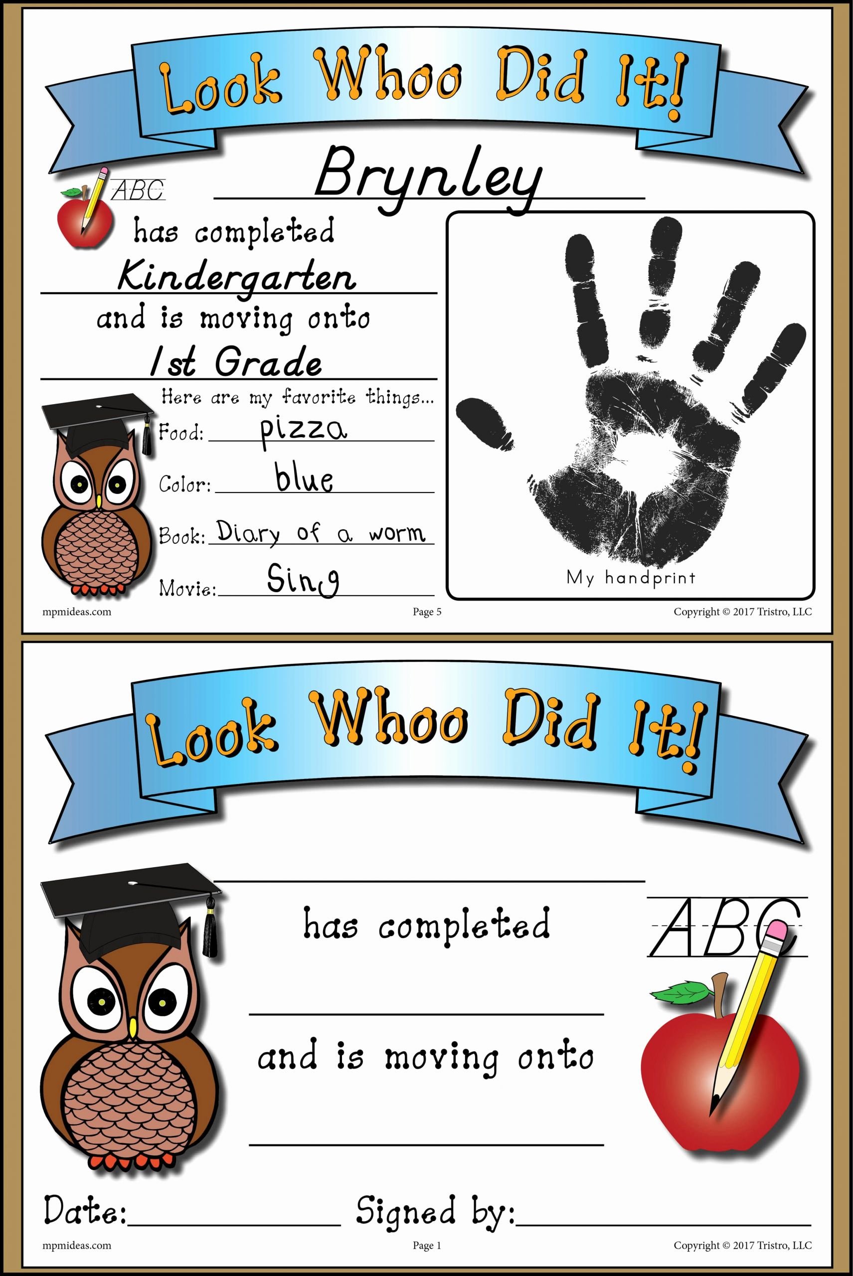  20 Preschool Graduation Award Ideas Dannybarrantes Template