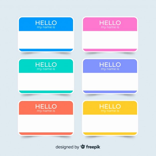  20 Printable Name Plate Dannybarrantes Template