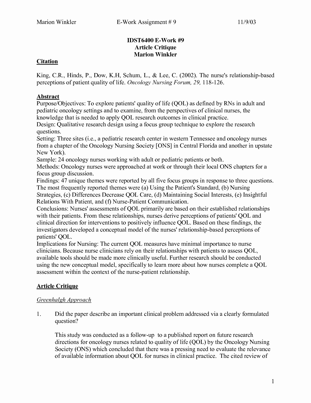  20 Qualitative Report Example Dannybarrantes Template