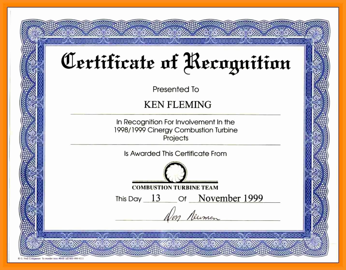 20 Sample Certification Of Service Dannybarrantes Template