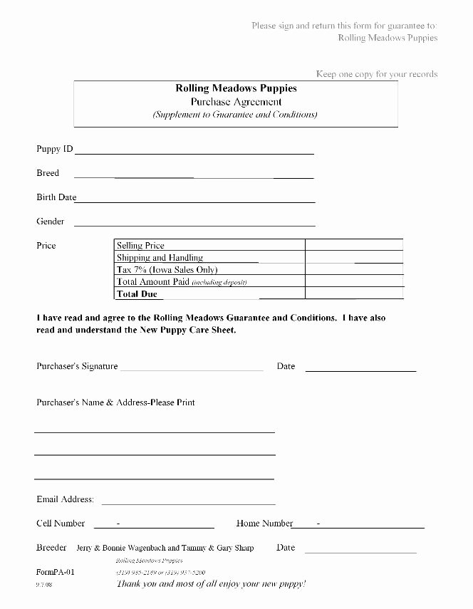  20 Spay Neuter Contract Form Dannybarrantes Template